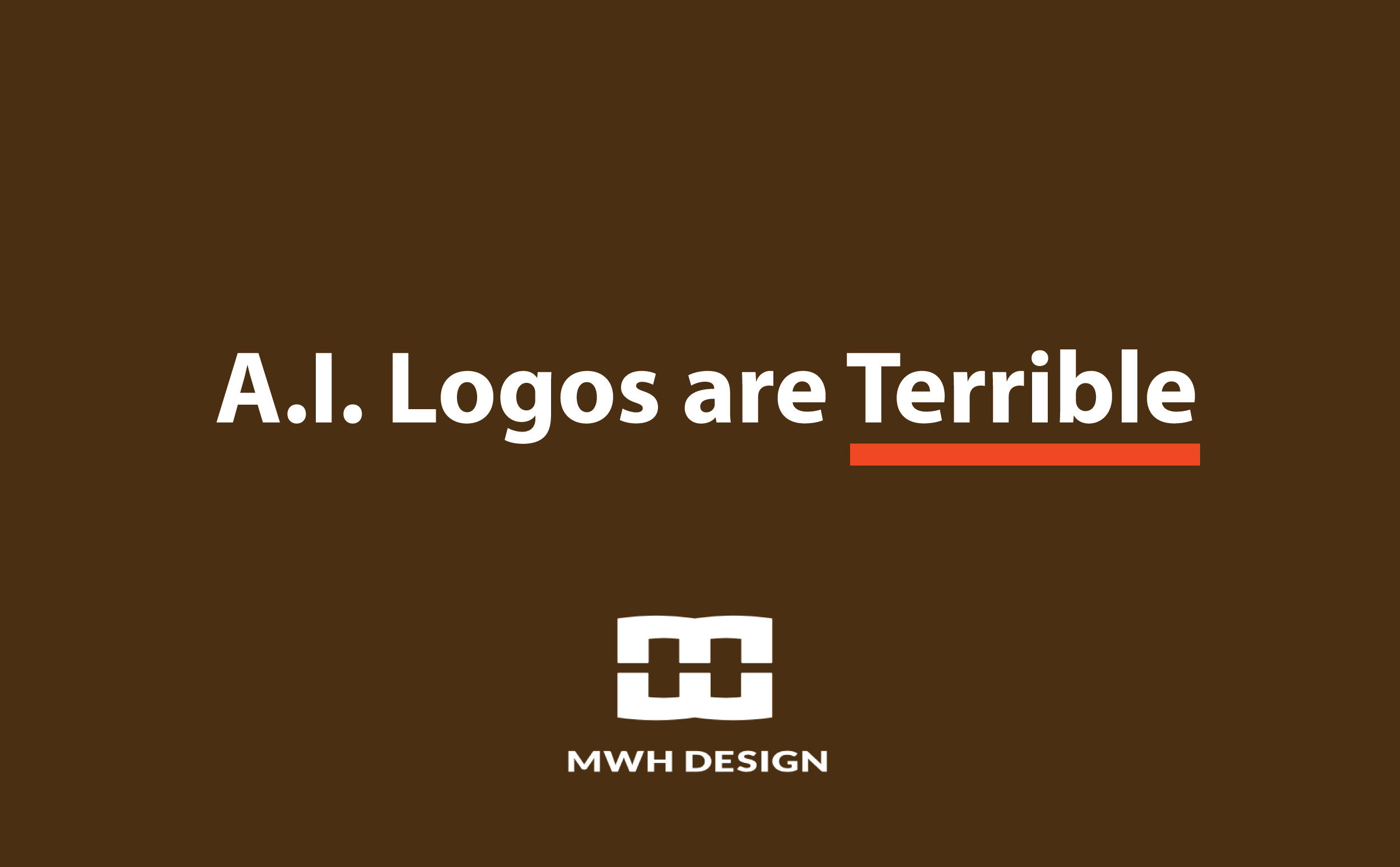 5 Reasons AI logos are Terrible for Business by Mike Hosier